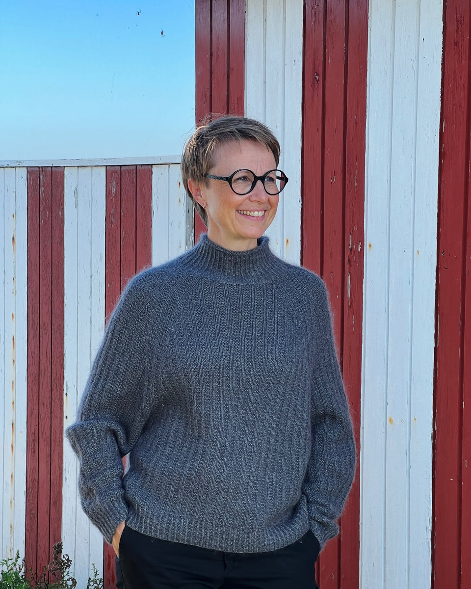 Ribbed Jumper Anne Ventzel - Strickpaket Kaschmir – GARNA