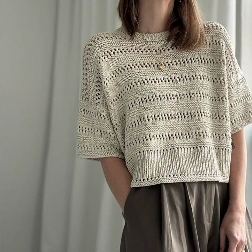 LACEY_LOOP_TEE von OTHER LOOPS - Garnset (ohne Muster) – GARNA